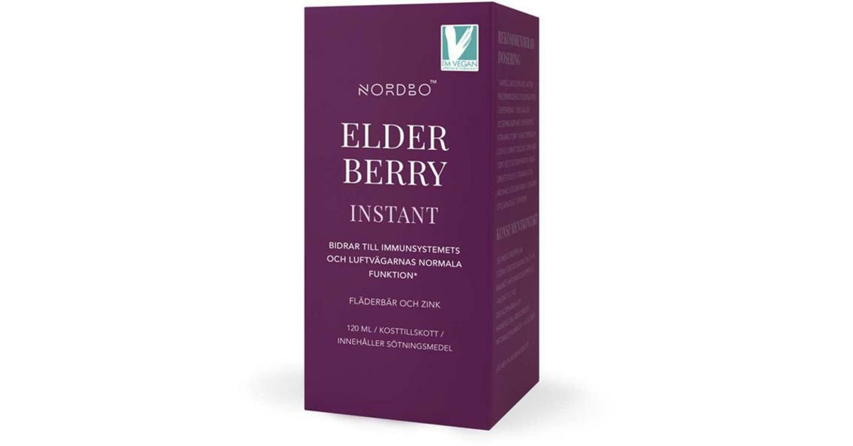 Elderberry Instant, au sureau noir de Suède - Bien-être/Vitalité - Système immunitaire ...